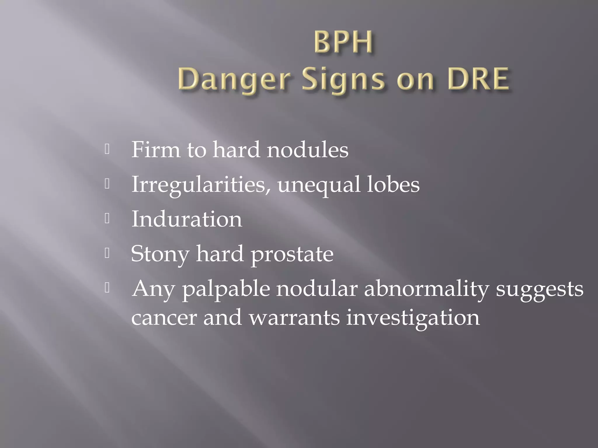 Benign prostatic hyperplasia | PPT