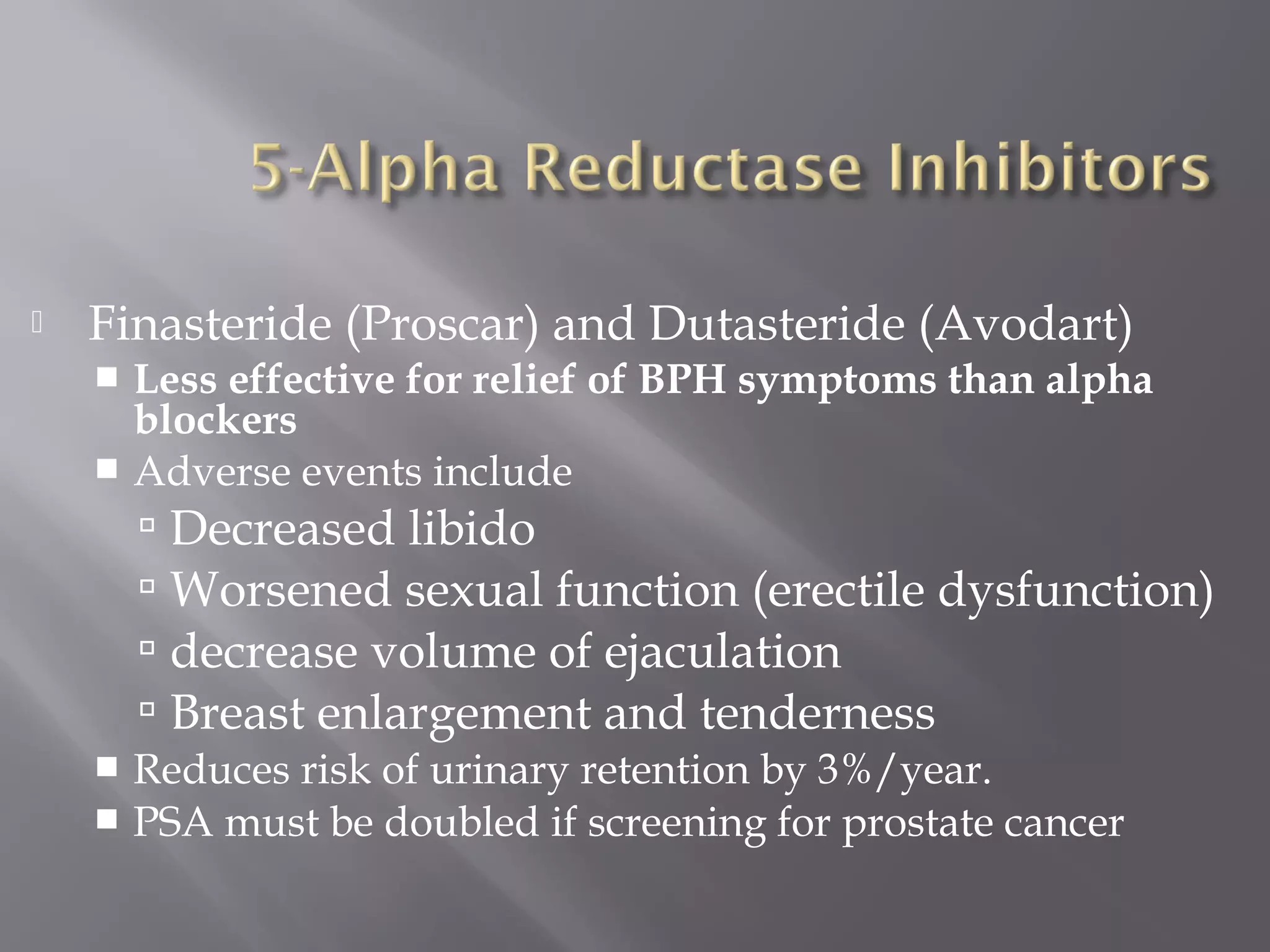 Benign prostatic hyperplasia | PPT