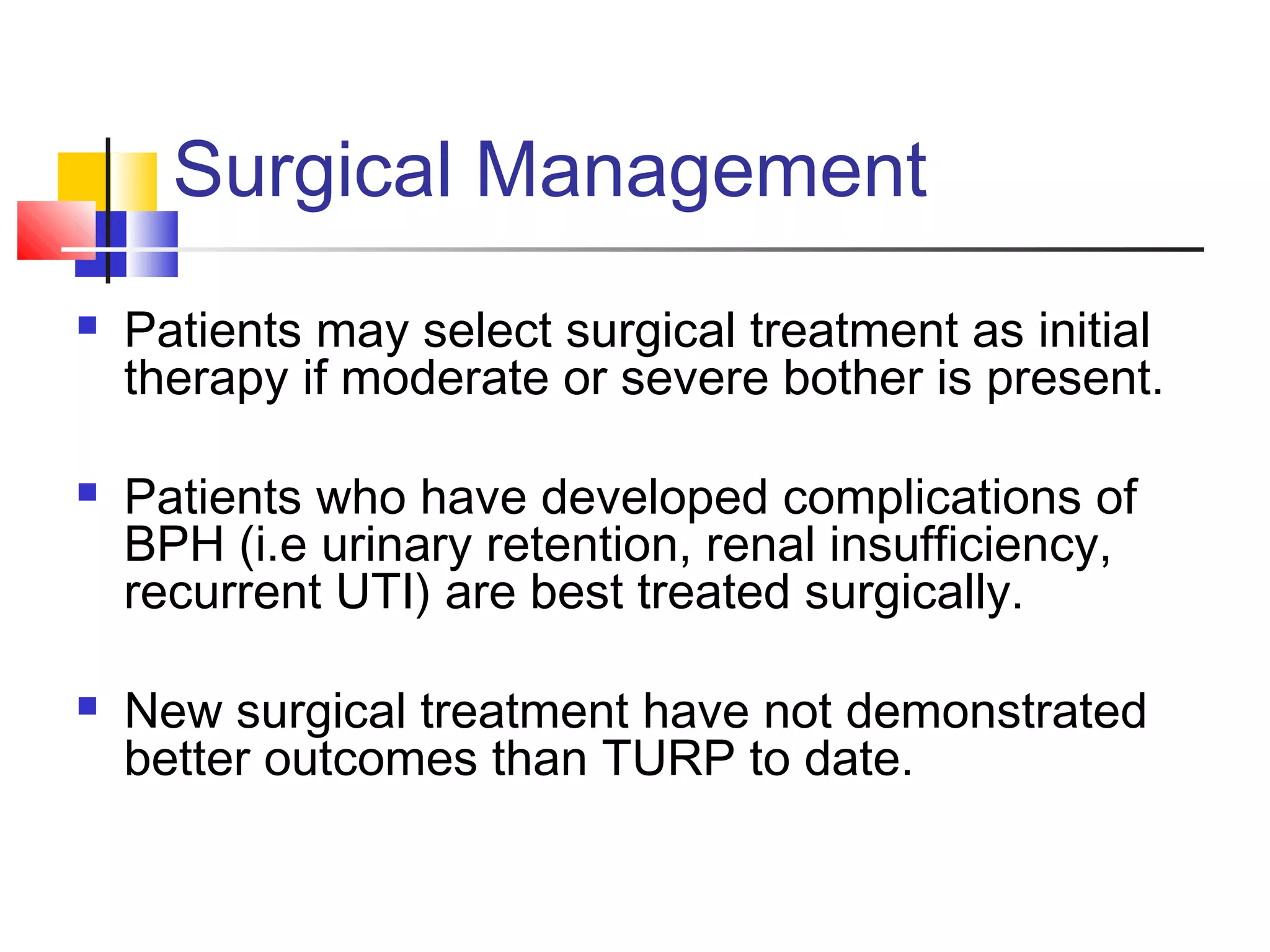 Benign prostatic hyperplasia | PPT