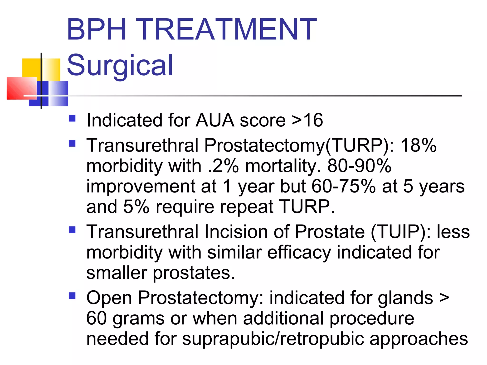 Benign prostatic hyperplasia | PPT