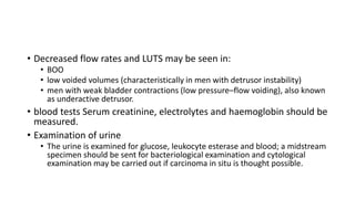 BENIGN PROSTATIC HYPERPLASIA LUTS management | PPT