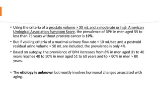 Benign prostatic hyperplasia presentation.ppsx