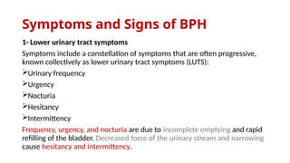 Benign prostatic hyperplasia presentation.ppsx
