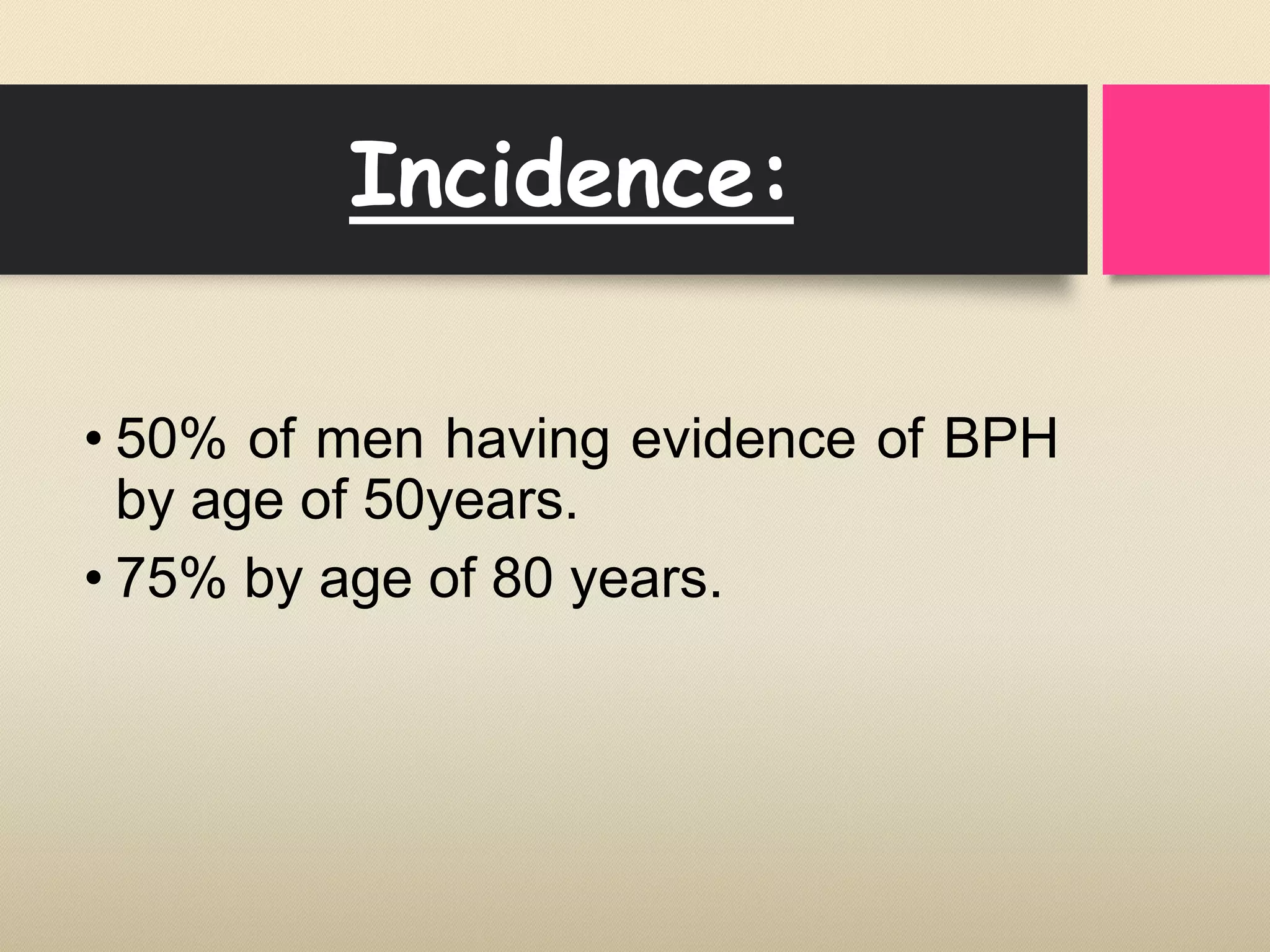 Benign prostatic hyperplasia (bph) | PPTX