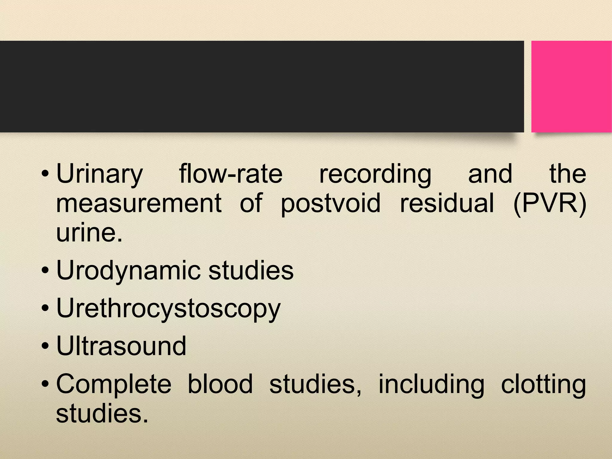 Benign prostatic hyperplasia (bph) | PPTX