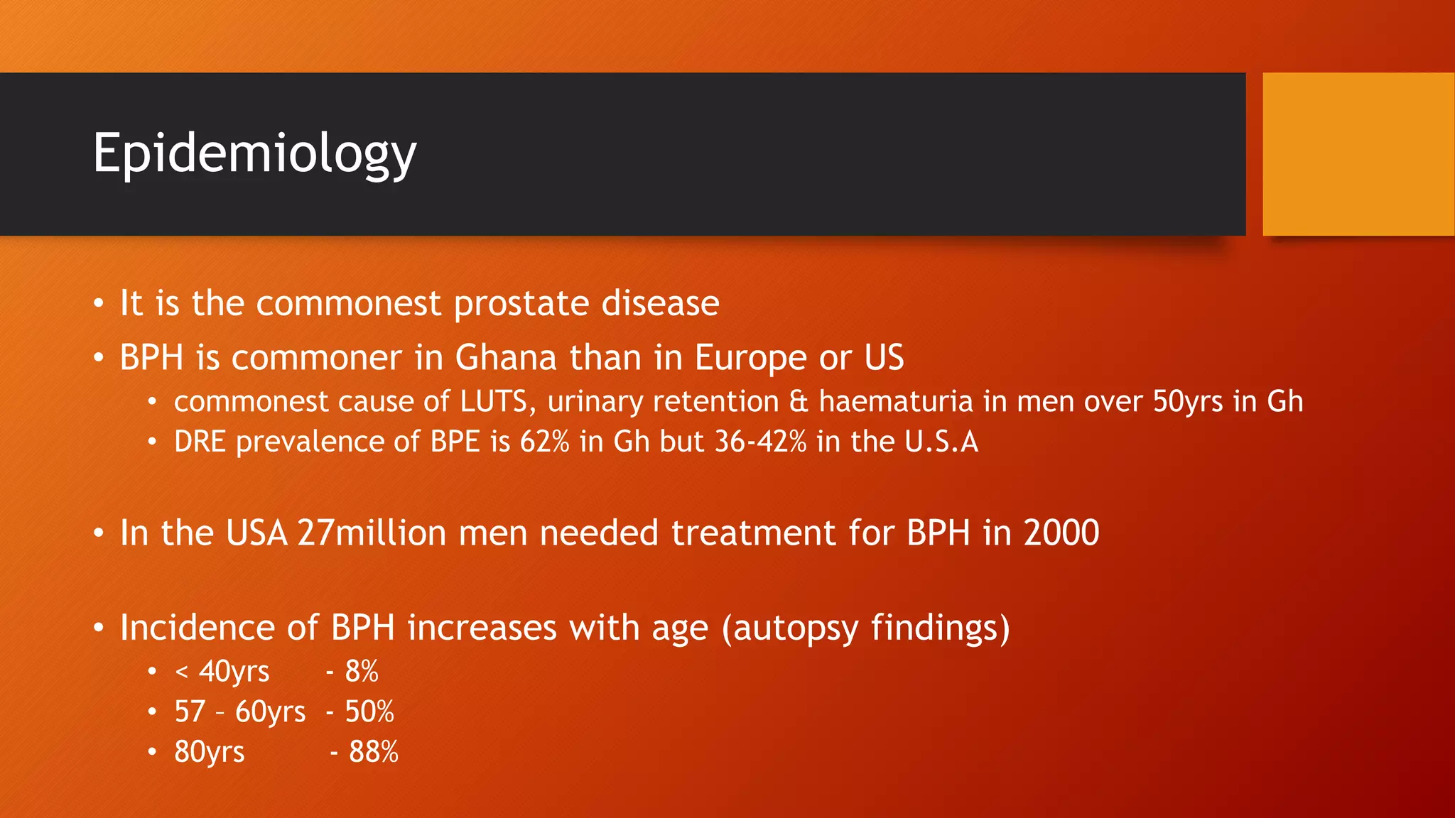 Benign prostatic hyperplasia (bph) | PPTX