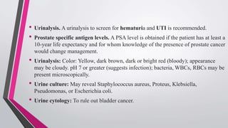 Benign prostatic hyperplasia (bph) | PPTX