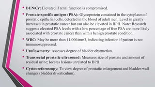 Benign prostatic hyperplasia (bph) | PPTX