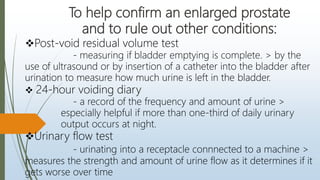 Benign Prostatic Hyperplasia (BPH) - Rivin | PPTX