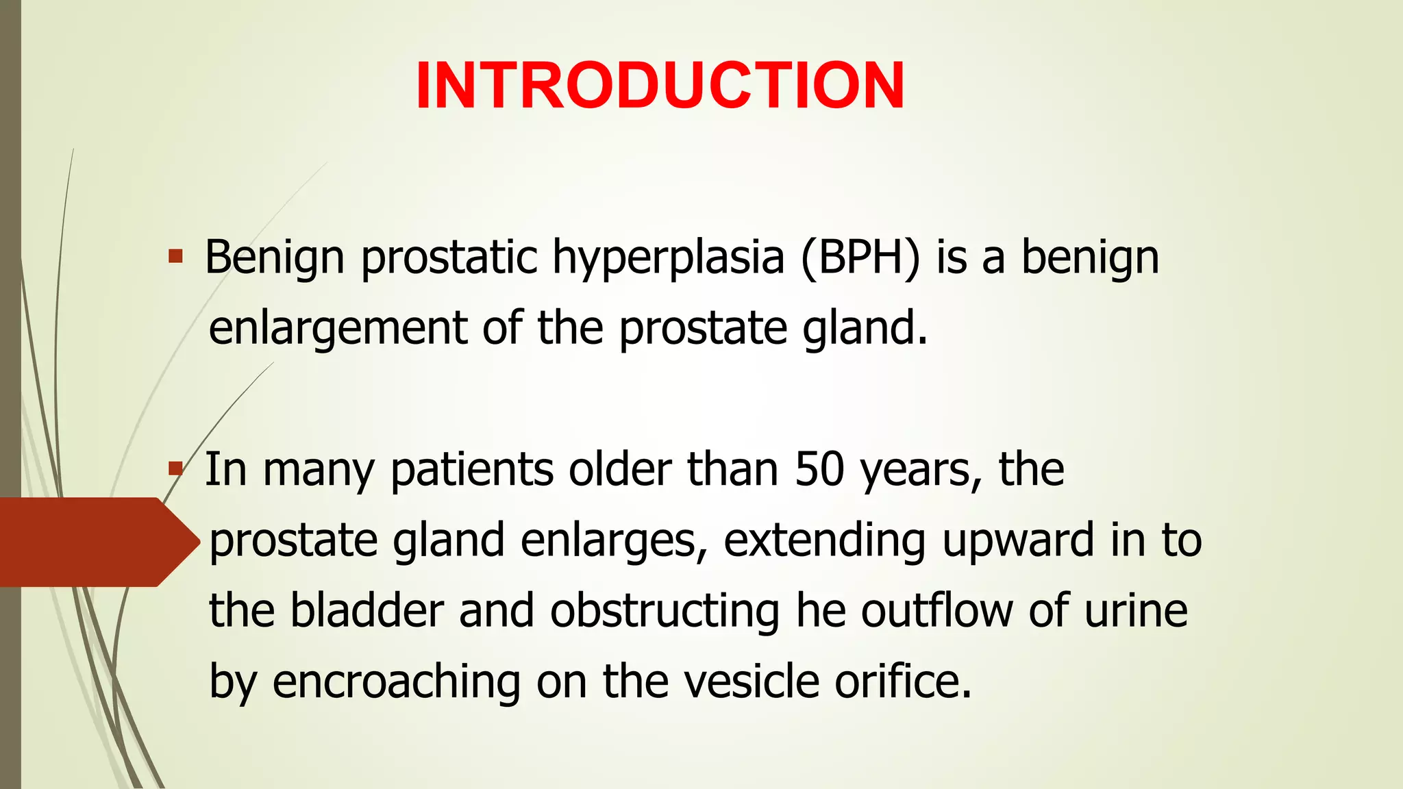 BENIGN PROSTATIC HYPERPLASIA PPT.pptx | Sexual Conditions | Sexual Health