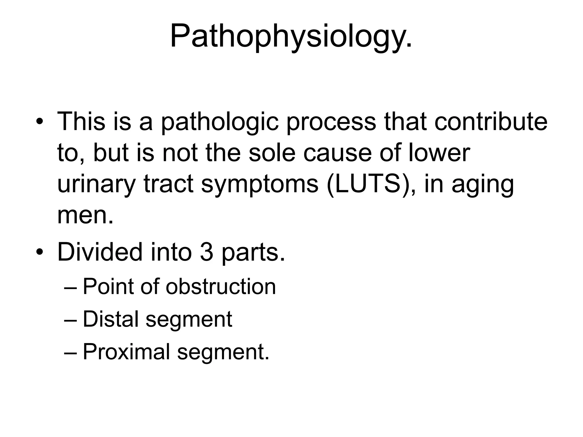 BENIGN PROSTATIC HYPERTROPY (HYPER PLASIA) {.ppt