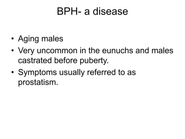 BENIGN PROSTATIC HYPERTROPY (HYPER PLASIA) {.ppt