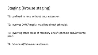 Inverted Papilloma and Other Benign Sino-Nasal Tumors | PPTX