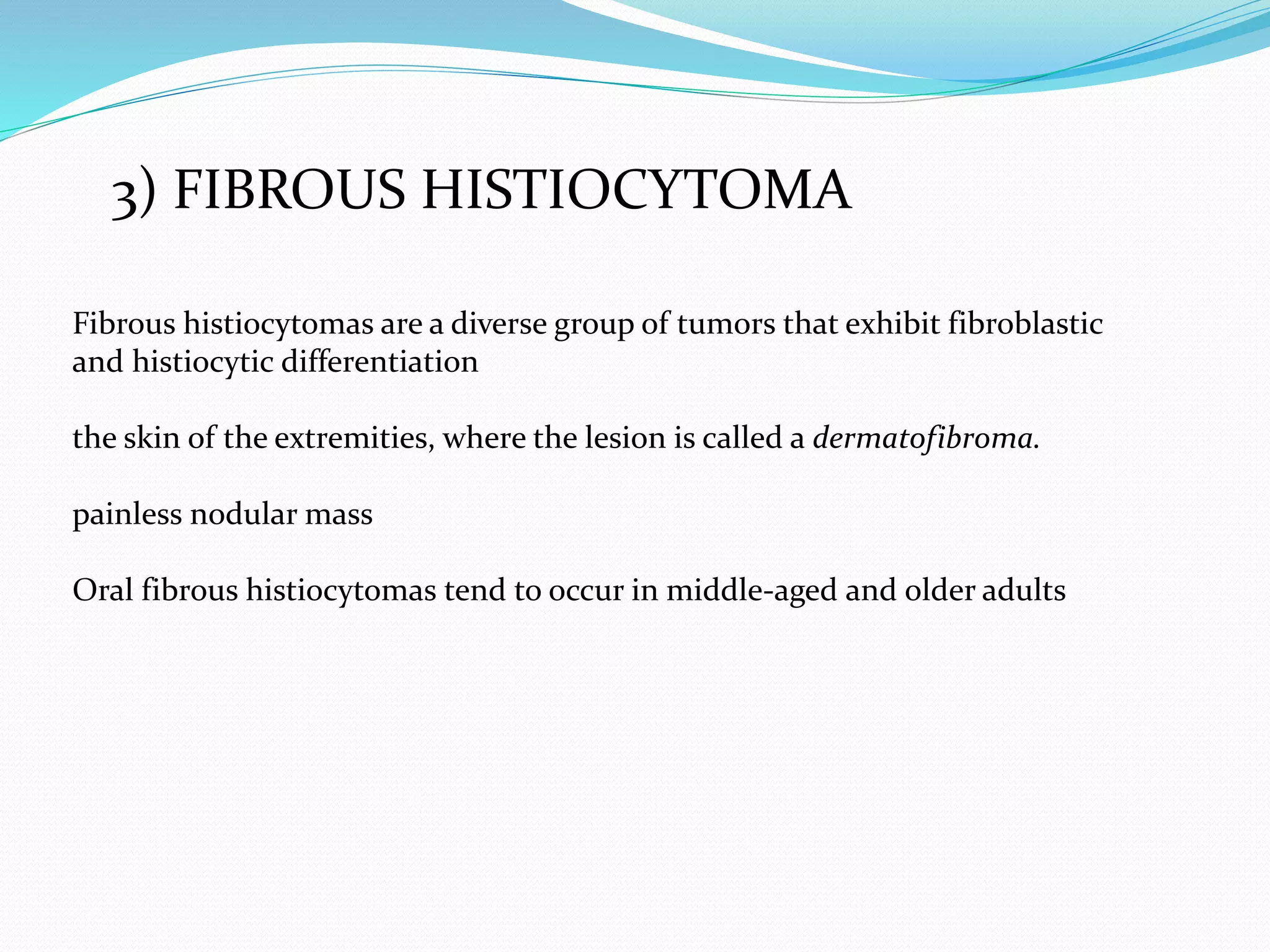 Benign soft tissue tumors | PPTX