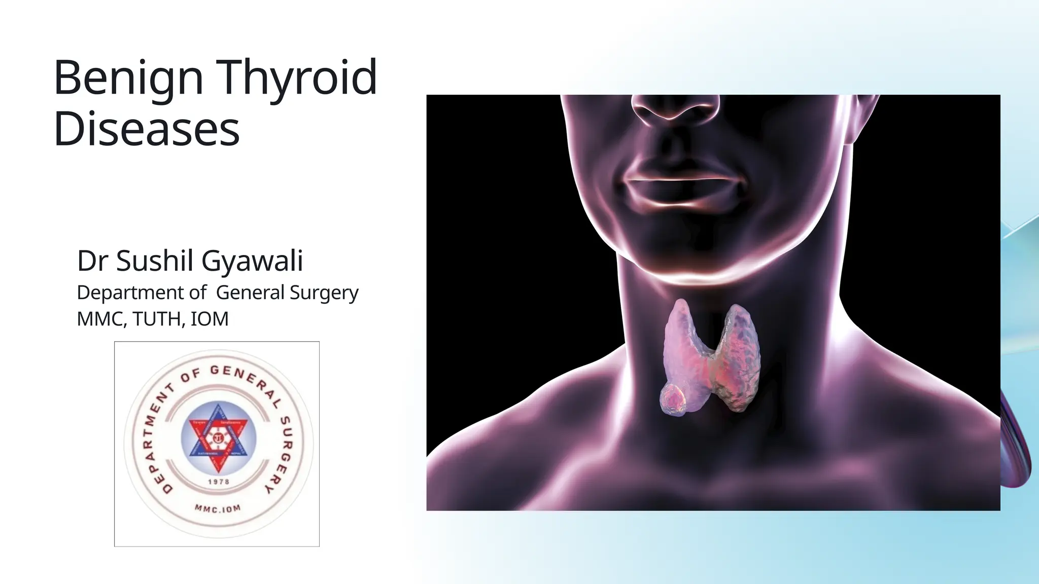 Benign Thyroid Diseases: Hypothyroidism and Hyperthyroidism; Graves Disease, Hashimoto ...