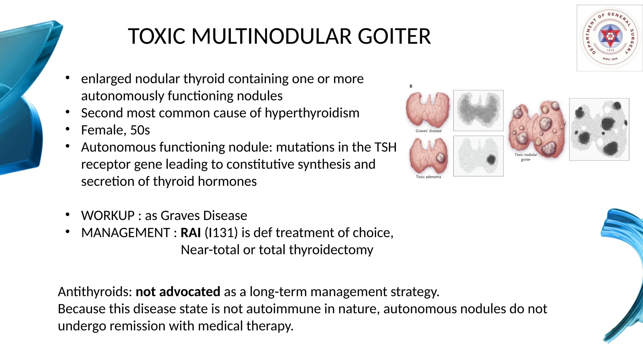 Benign Thyroid Diseases: Hypothyroidism and Hyperthyroidism; Graves ...