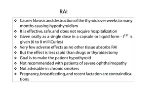 Benign Thyroid Diseases: Hypothyroidism and Hyperthyroidism; Graves ...