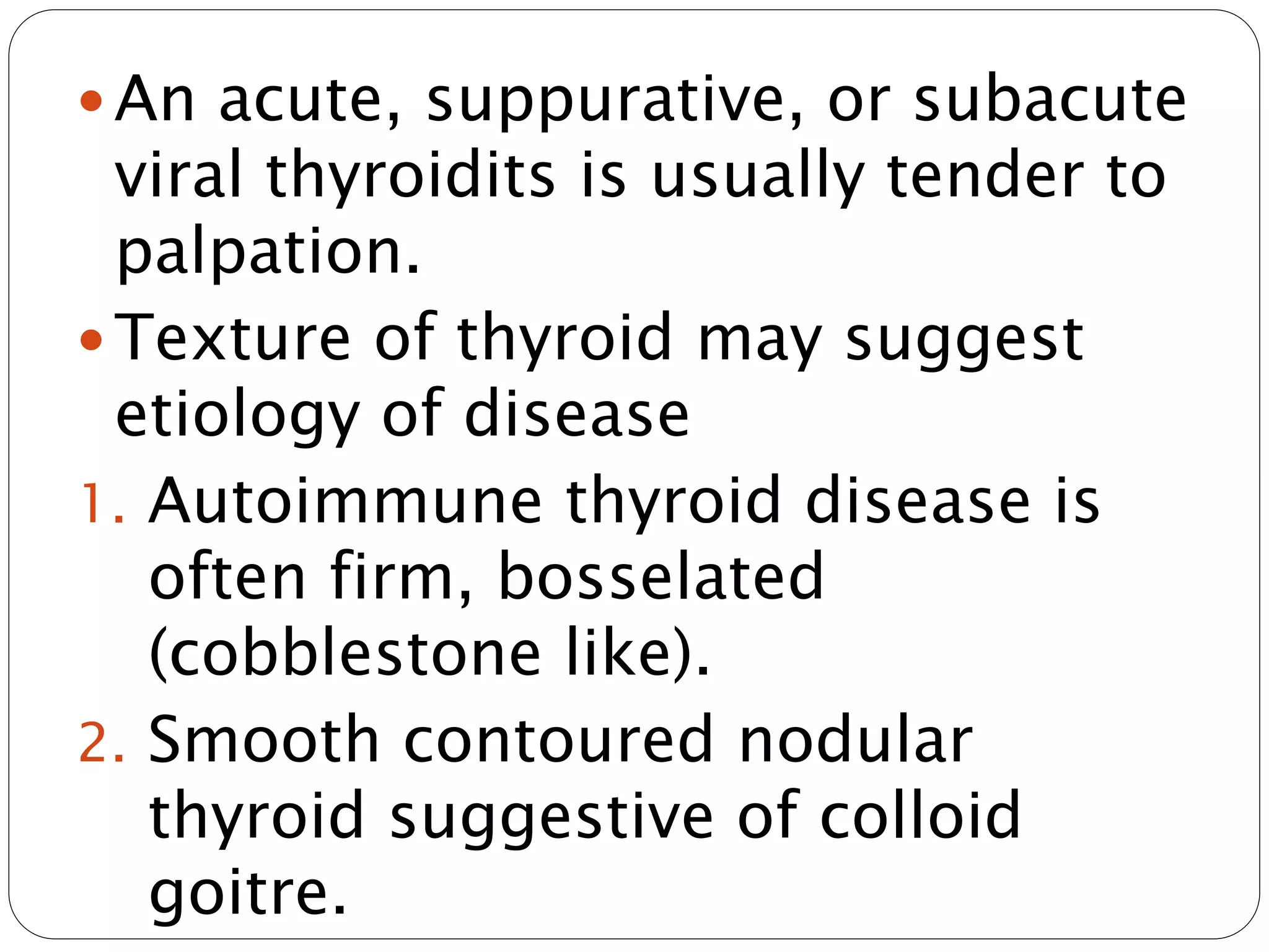 Benign thyroid diseases | PPTX