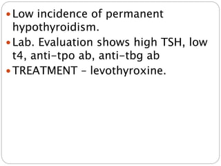 Benign thyroid diseases | PPTX