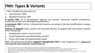 Benign tumor of liver : Hepatocellular origin | PPTX
