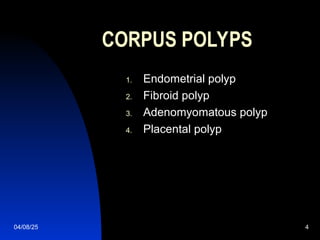 BENIGN TUMORS OF THE UTERUS-DR IGOGO.ppt