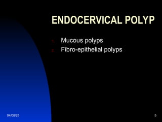 BENIGN TUMORS OF THE UTERUS-DR IGOGO.ppt