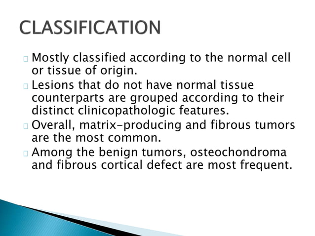 Benign tumors and tumor like lesions | PPTX