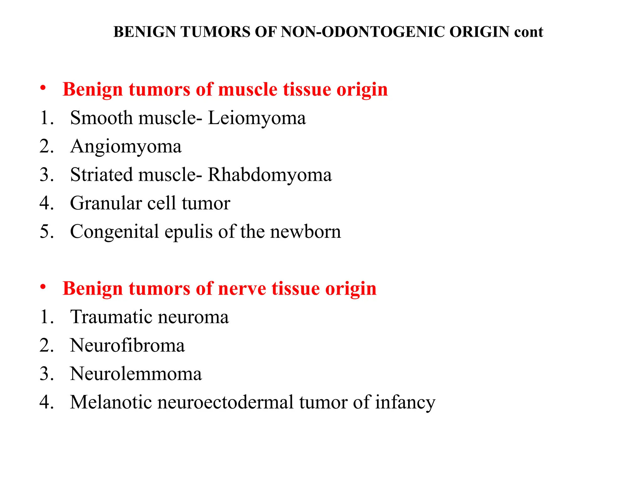 BENIGN TUMORS OF ORAL CAVITY.pptx oral pathology | PPTX