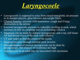 Benign tumours of larynx | PPT