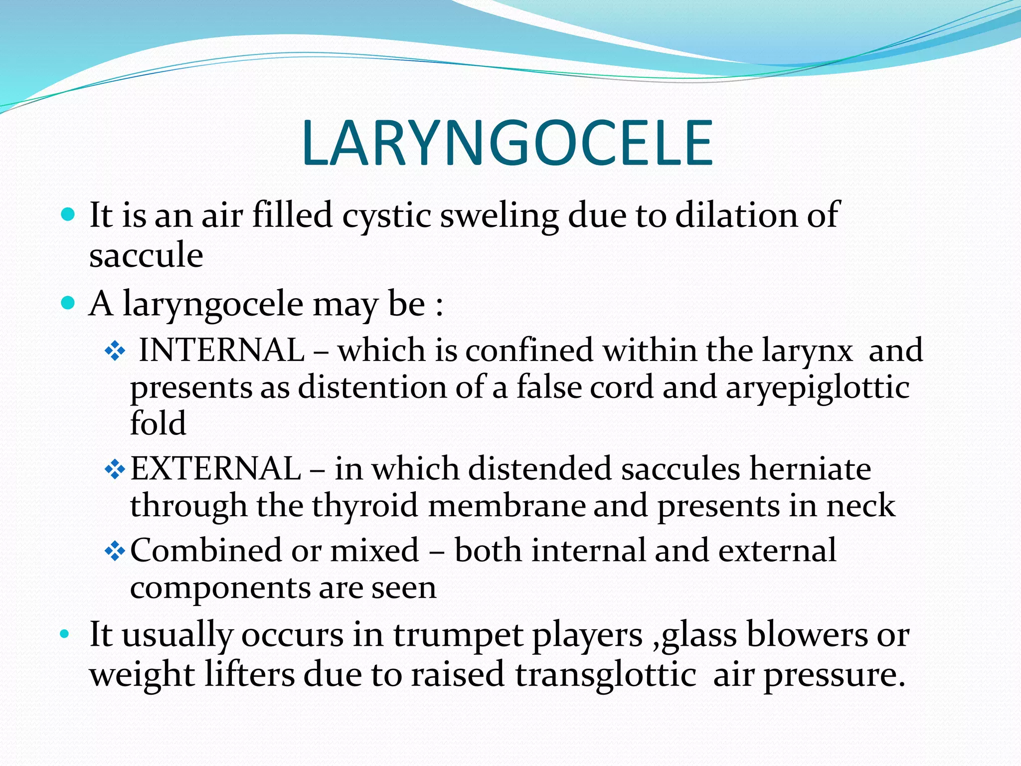 Benign tumours of larynx | PPTX | Ear, Nose and Throat Conditions ...