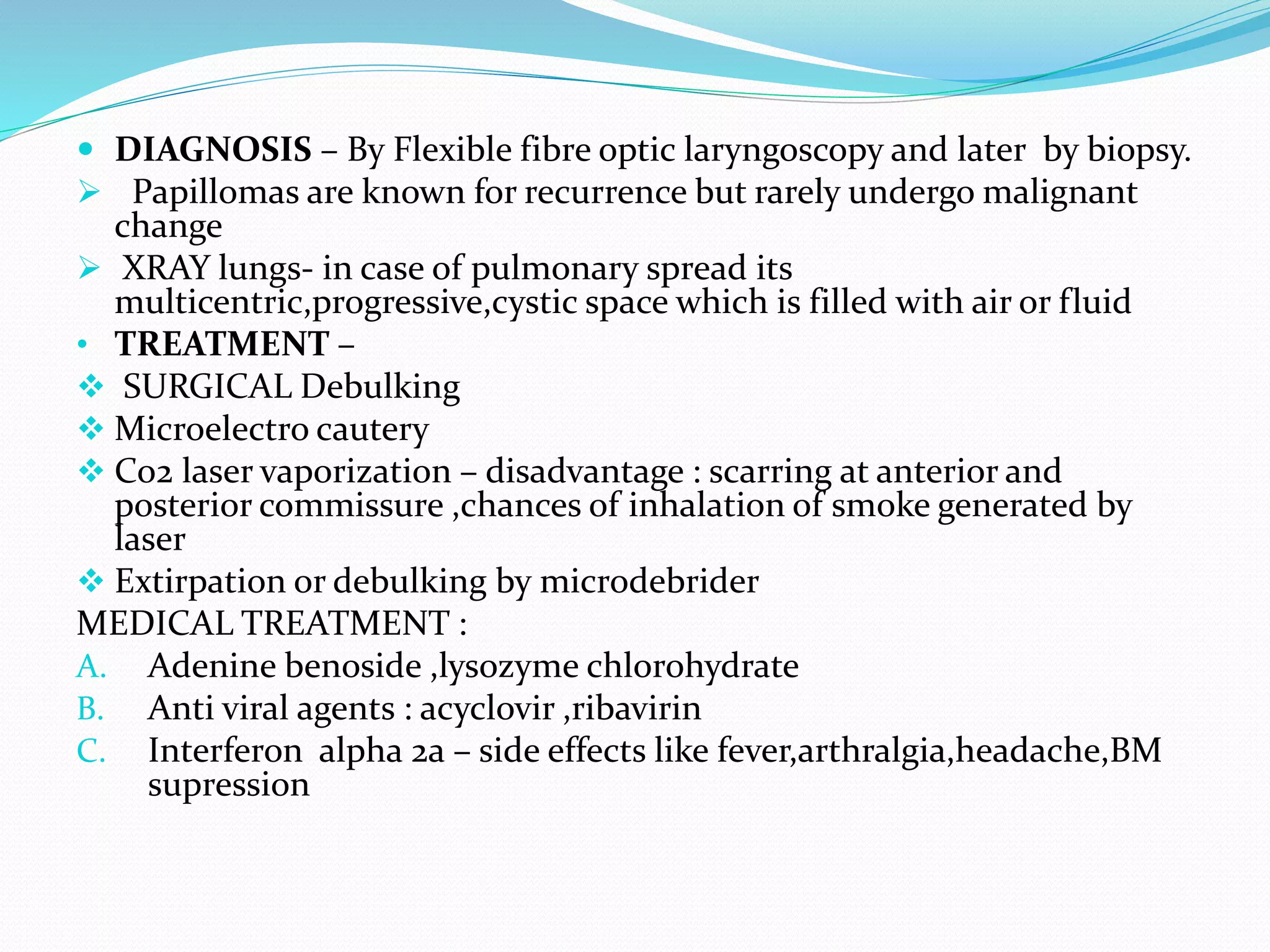 Benign tumours of larynx | PPTX | Ear, Nose and Throat Conditions ...