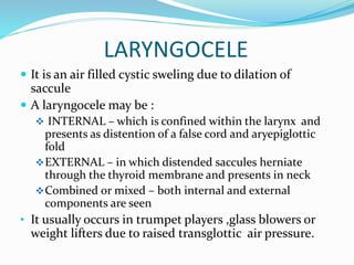 Benign tumours of larynx | PPTX | Ear, Nose and Throat Conditions ...
