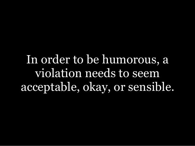 Benign Violation Theory