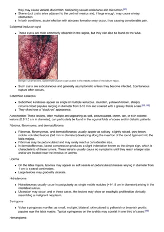 Benign vulvar lesions | PDF