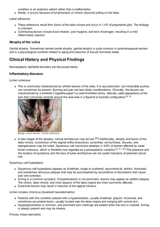 Benign vulvar lesions | PDF