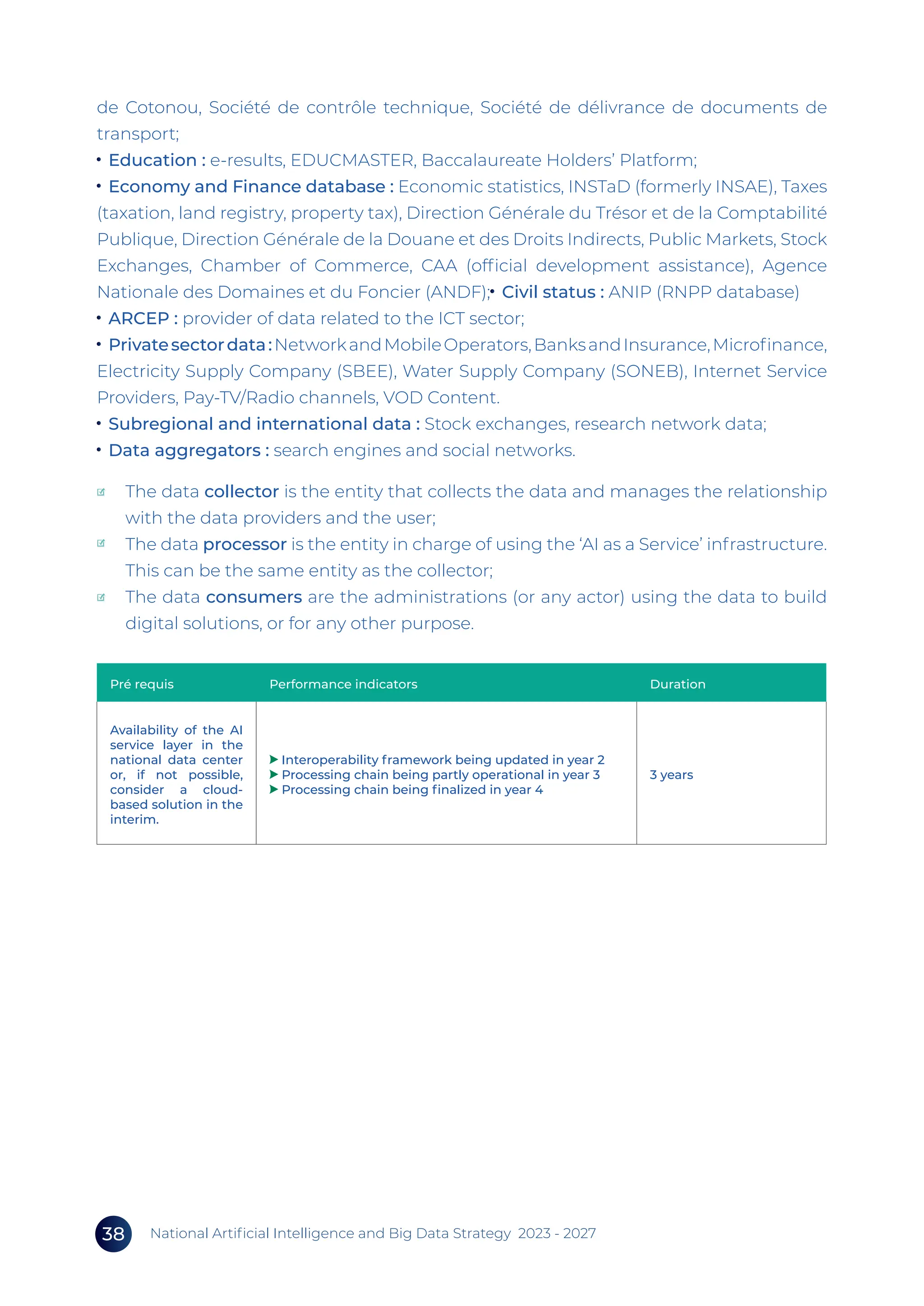 Benin's National Artificial Intelligence & Big Data Strategy 2023 - 2027 | PDF | Internet ...