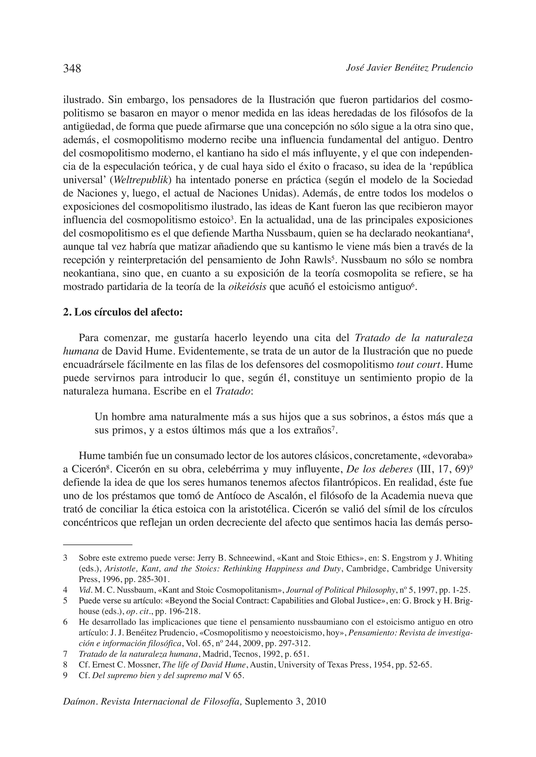 Benéitez la ciudadanía cosmopolita de martha nussbaum | PDF