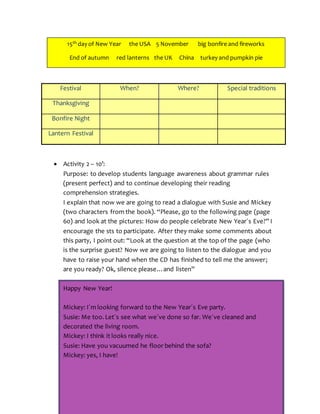 Lesson Plan Primary School. Class 1. Jimena Benito | DOCX