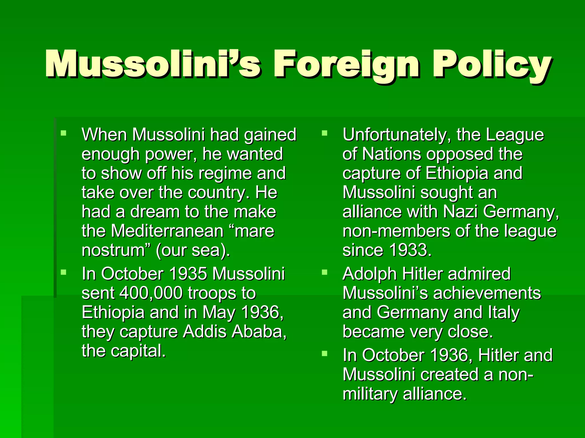 Benito Mussolini | PPT