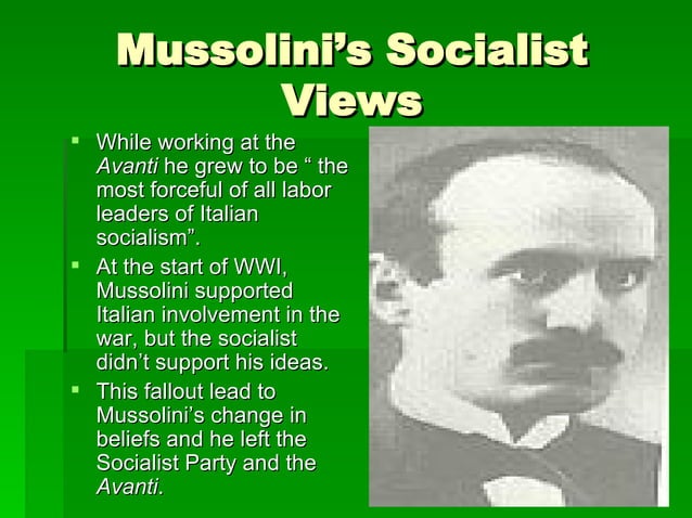 Benito Mussolini | PPT | Politics