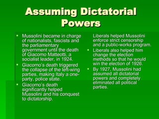 Benito Mussolini | PPT