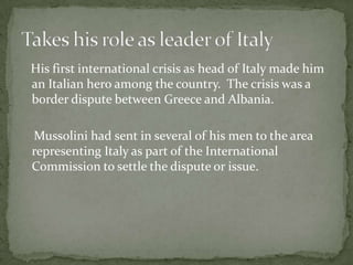 Benito Mussolini | PPTX