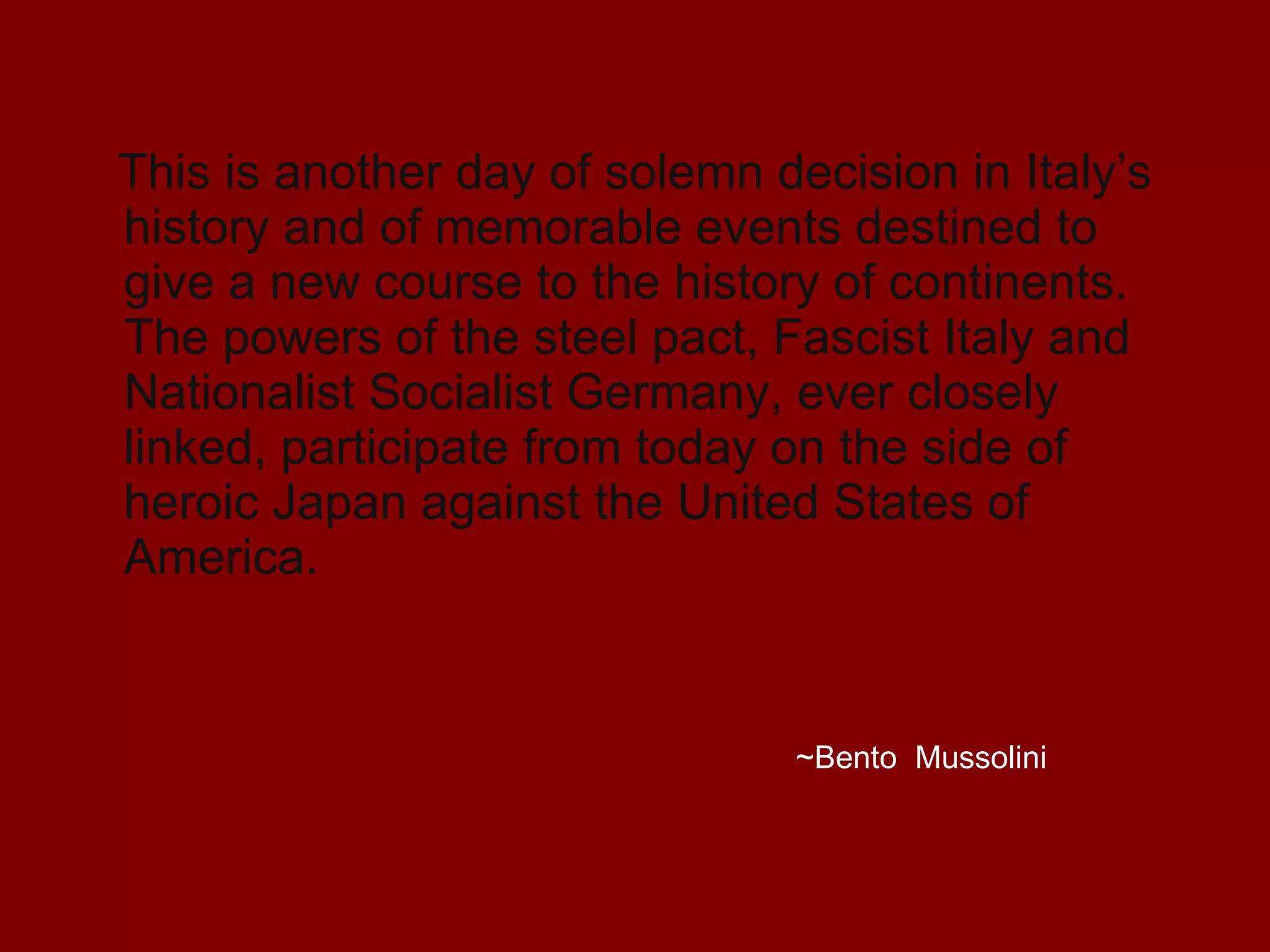 Benito mussolini | PPT