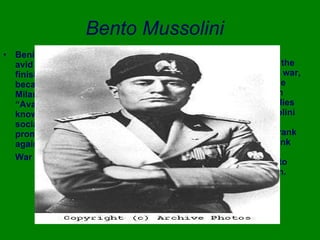 Benito mussolini | PPT