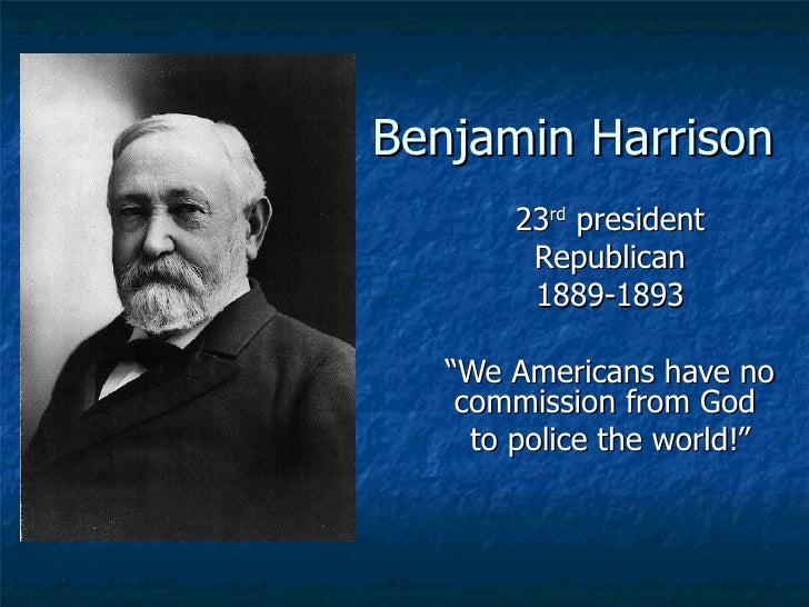 Benjamin Harrison Iii