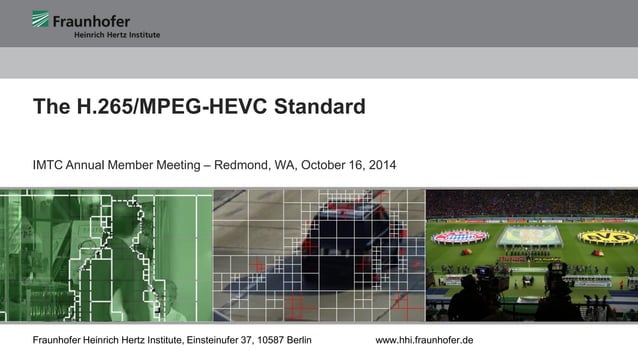 The H.265/MPEG-HEVC Standard | PDF | Video Software | Computer Software and Applications