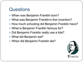 Benjamin Franklin | PPTX