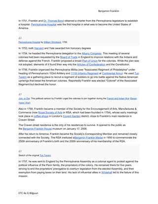 Benjamin franklin | DOCX