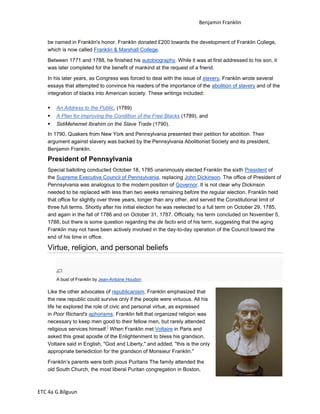 Benjamin franklin | DOCX