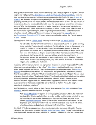 Benjamin franklin | DOCX